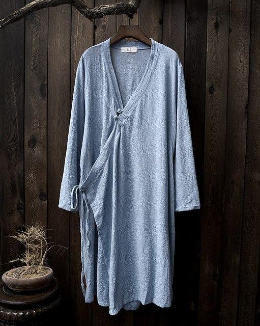 Zen Cotton Linen Long Cardigan | Zen – Buddhatrends