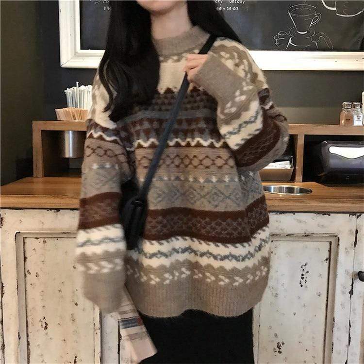 Oversized Knit Sweater – Buddhatrends